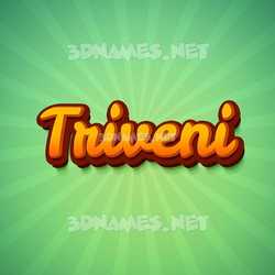 24 3D Names for "triveni"