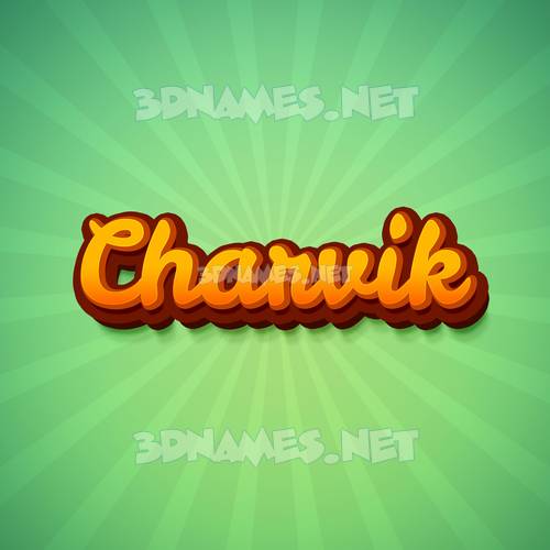 Preview of Green Rays 3D name for "charvik"