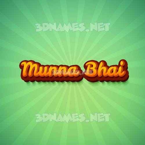 Munna Name Logo