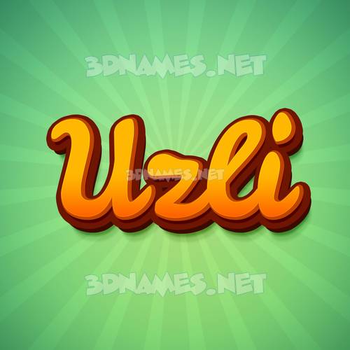 Preview of Green Rays 3D name for "uzli"