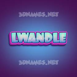 27 3D Names for "lwandle"
