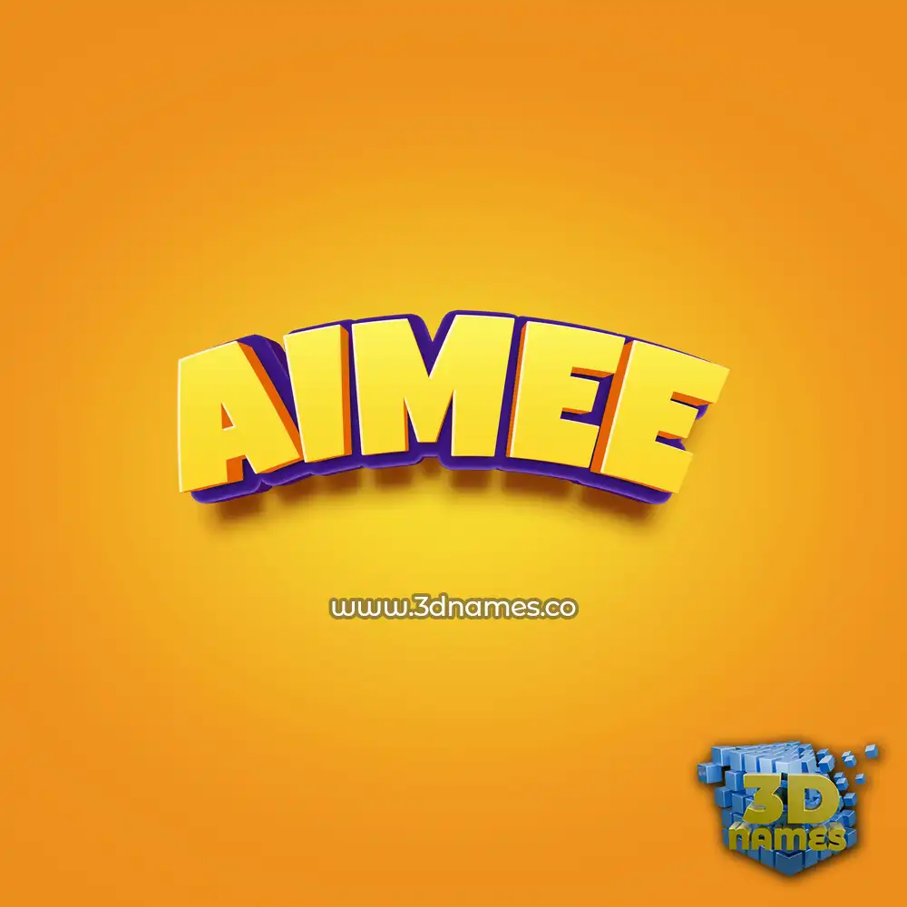 Preview Orange Toon name for "aimee"