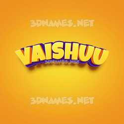 10 3D Names for "vaishuu"