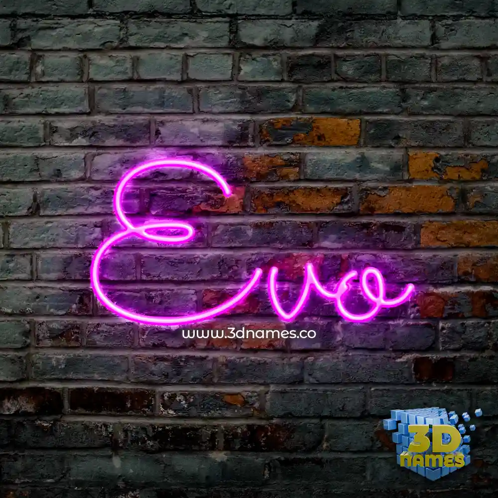 Preview of Pink Neon 3D name for "evo"