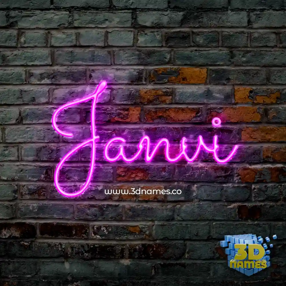 Preview Pink Neon name for "janvi"