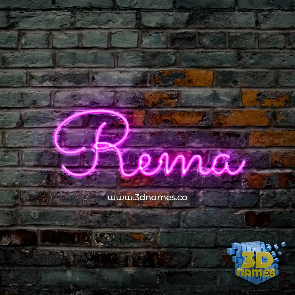 Preview Pink Neon name for "rema"