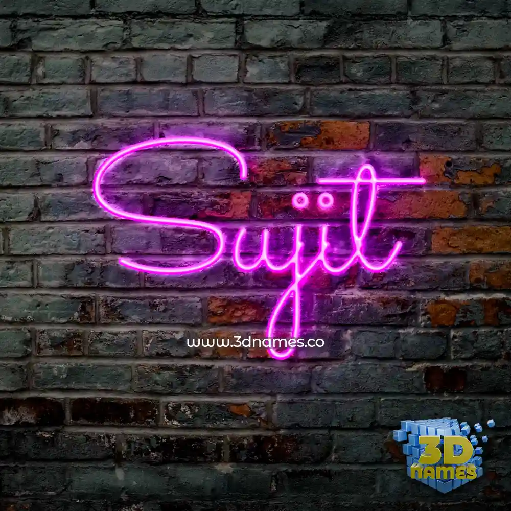 Preview of Pink Neon 3D name for "sujit"