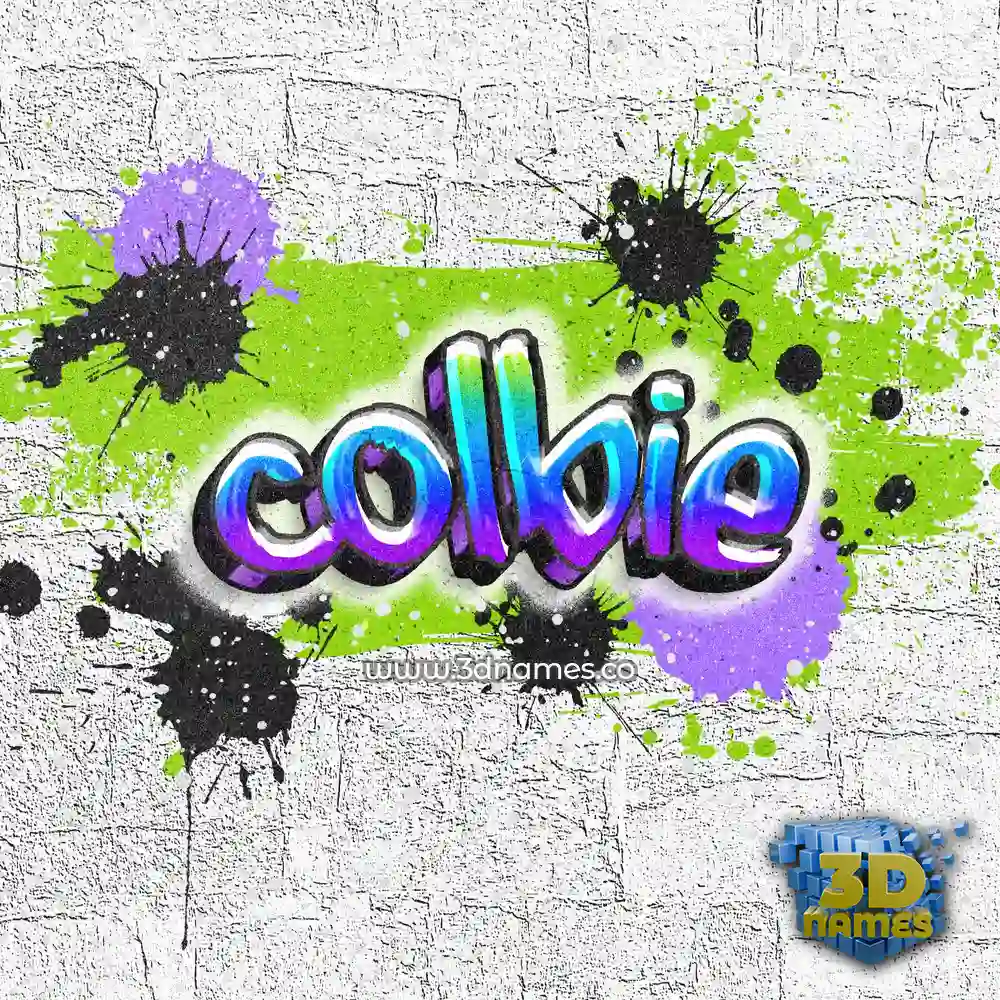 Graffiti Grunge 3D Name Wallpaper for "colbie" | Custom Wallpaper | 3D ...