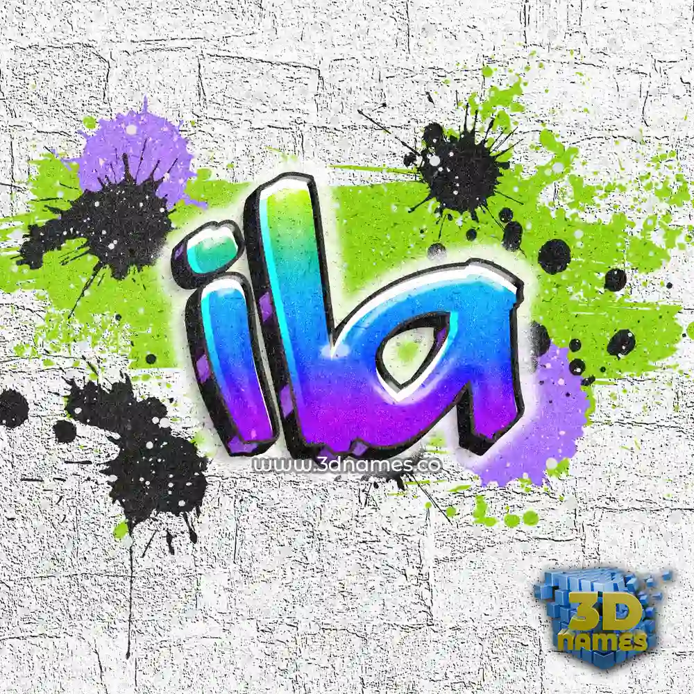 3D Name styles for "ila" (35)