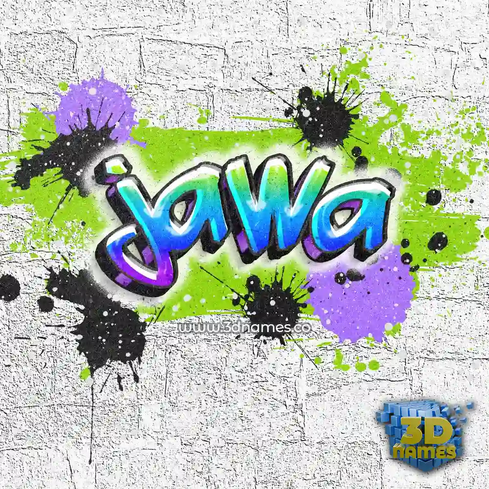 3D Name styles for "jawa" (18)