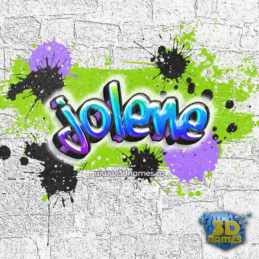 Graffiti Grunge 3D Name Wallpaper for "jolene" | Custom Wallpaper | 3D ...