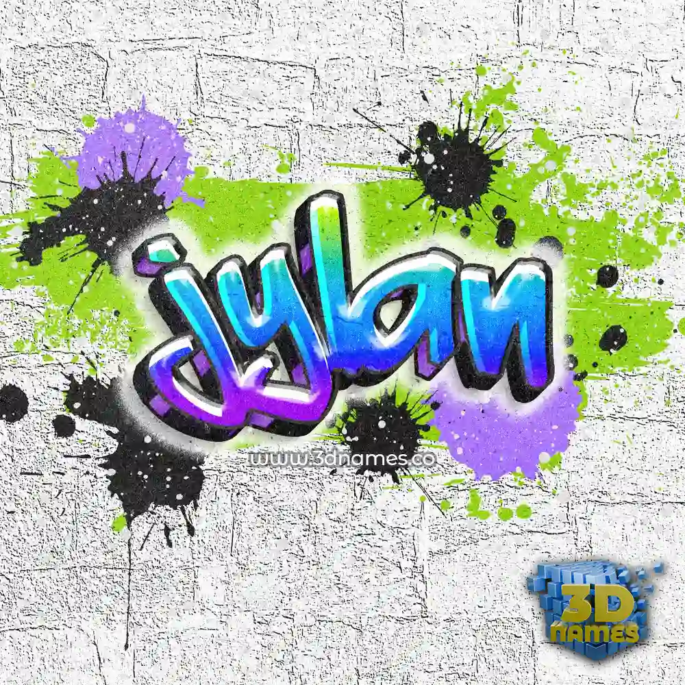 3D Name styles for "jylan" (14)