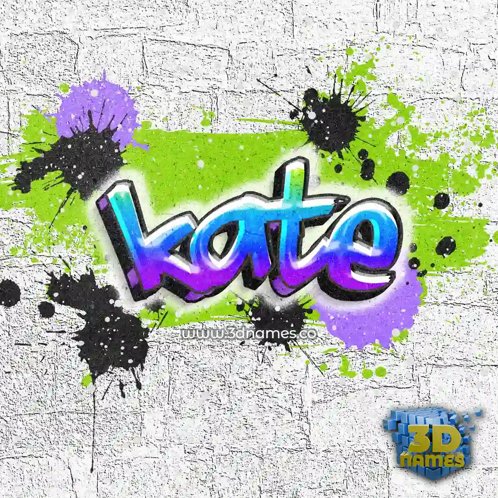 3D Name styles for "kate" (36)