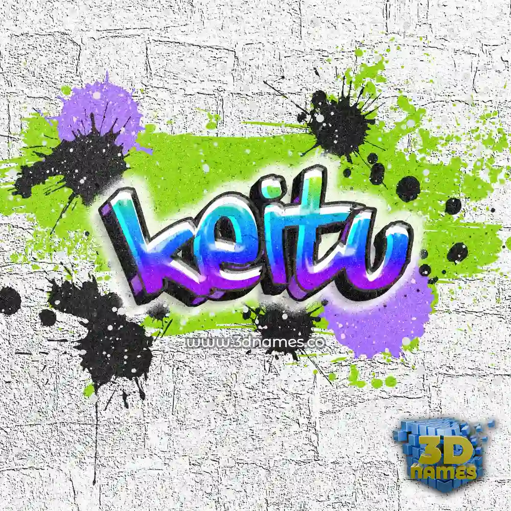 3D Name styles for "keitu" (25)