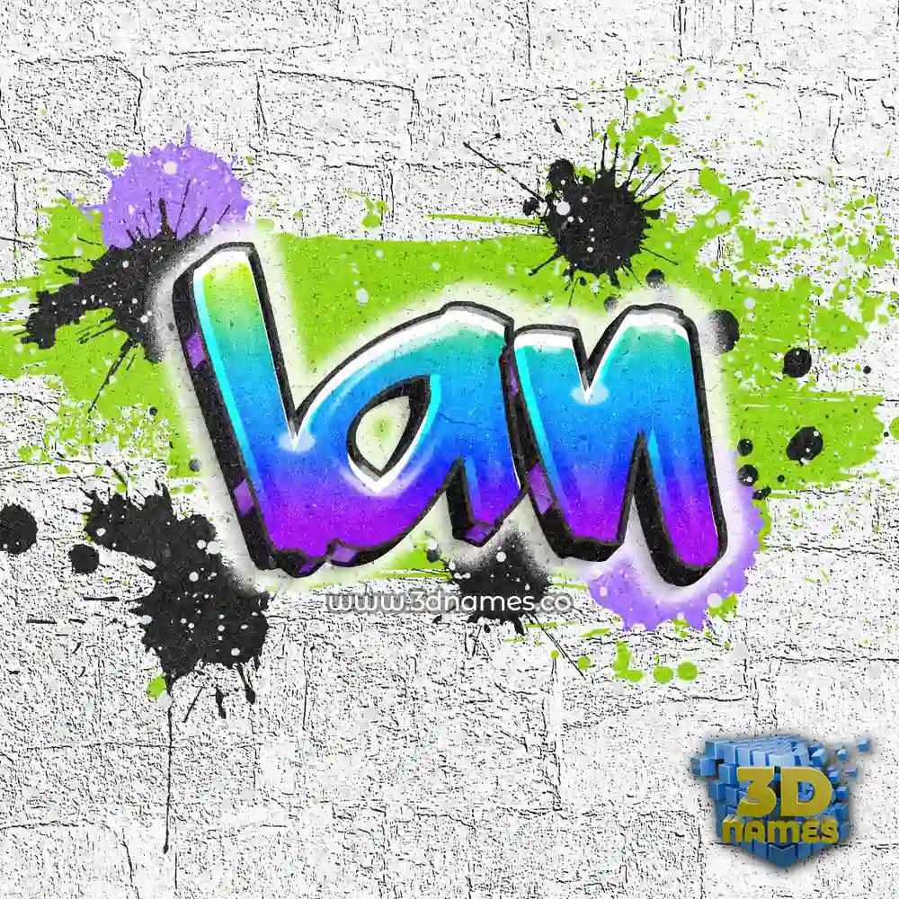 3D Name styles for "lan" (30)