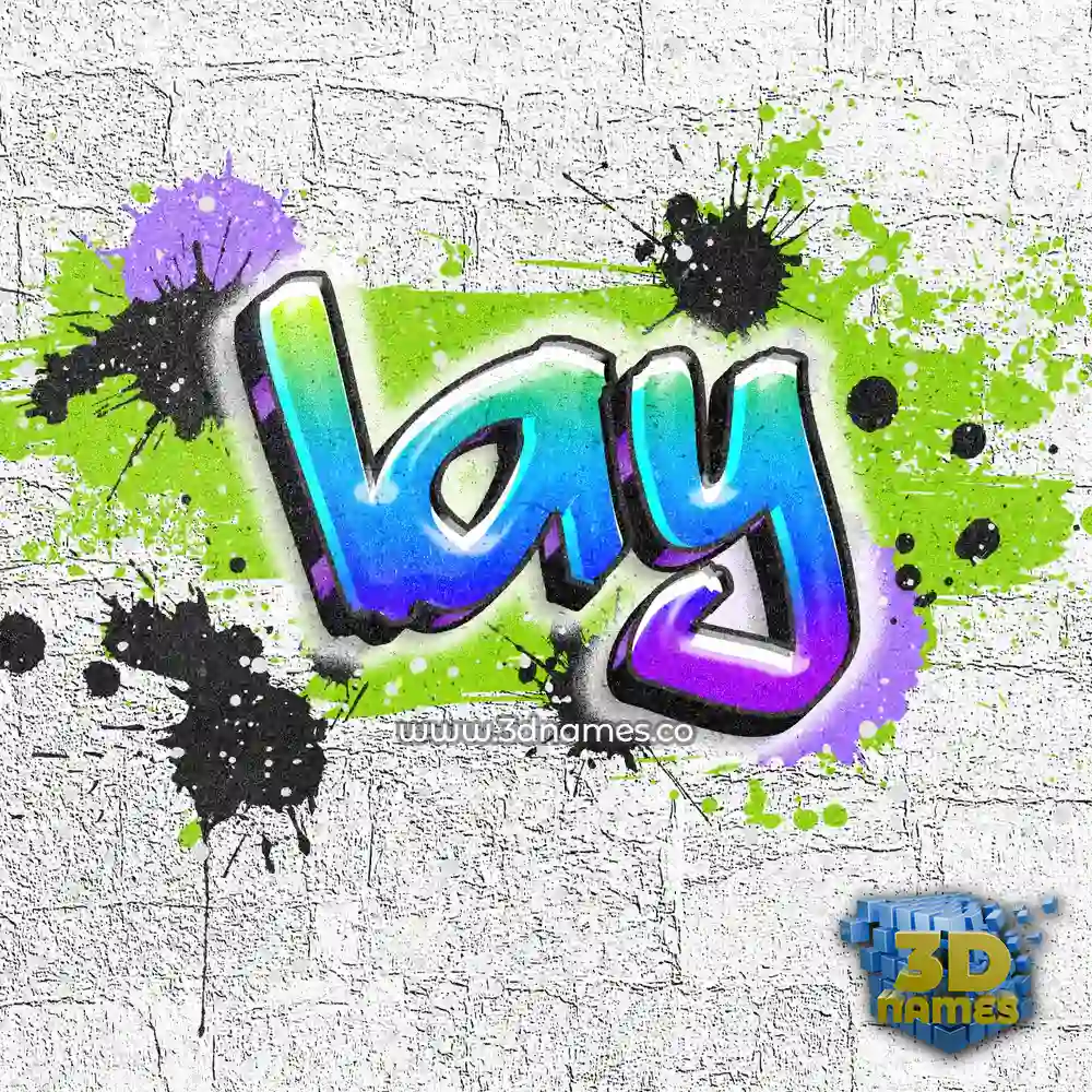 3D Name styles for "lay" (16)