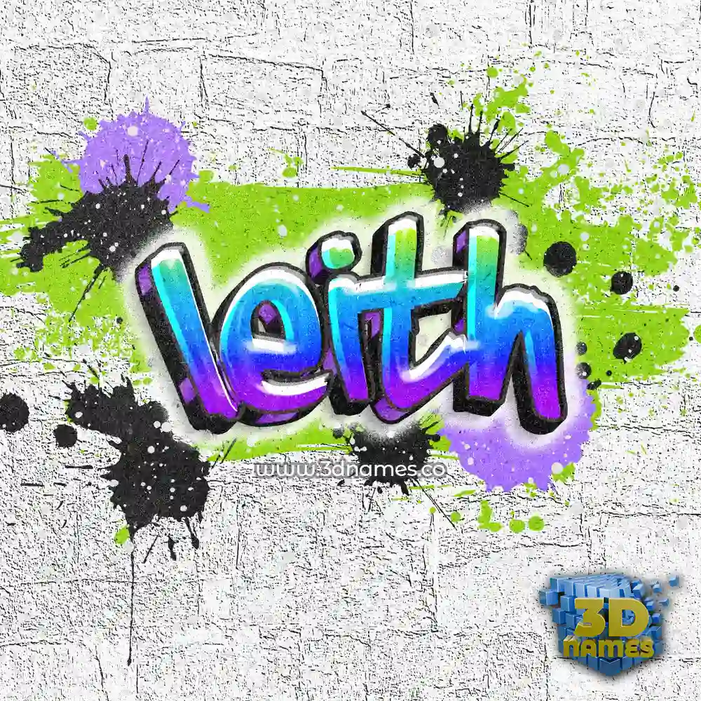 3D Name styles for "leith" (15)