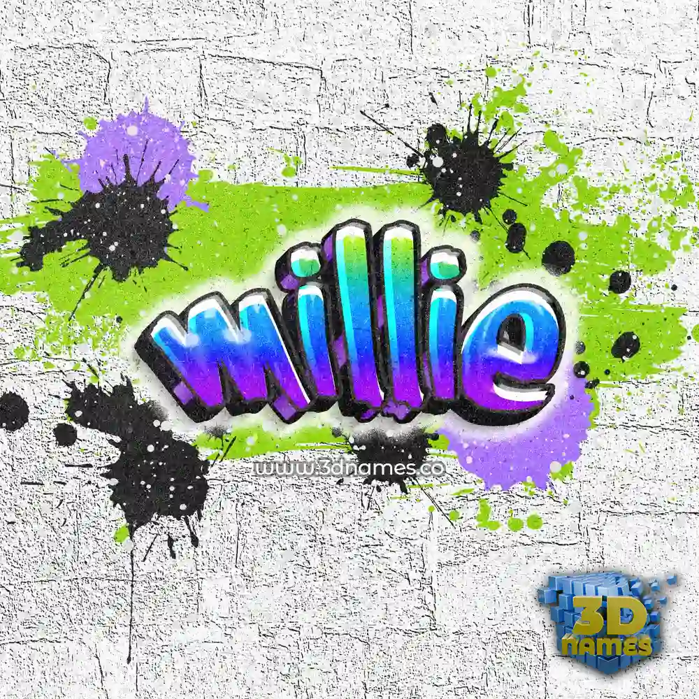 3D Name styles for "millie" (31)