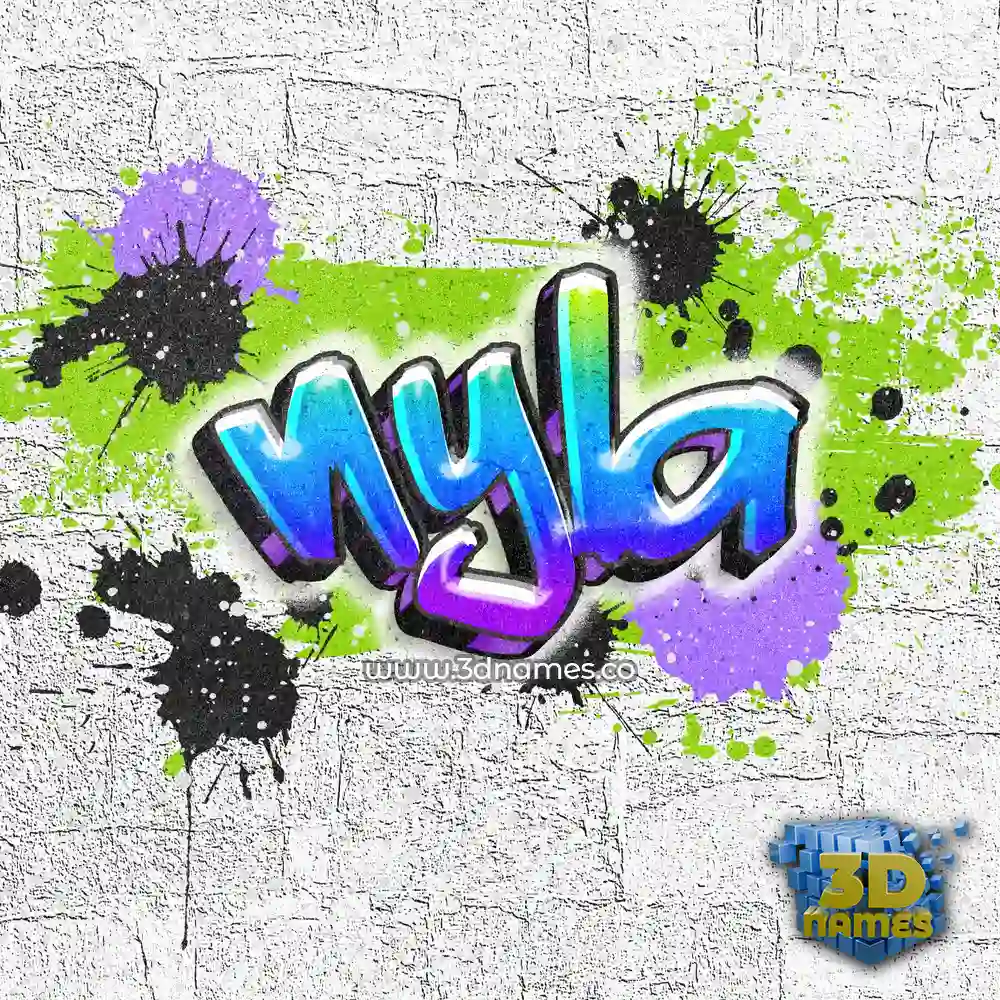 Preview Graffiti Grunge name for "nyla"
