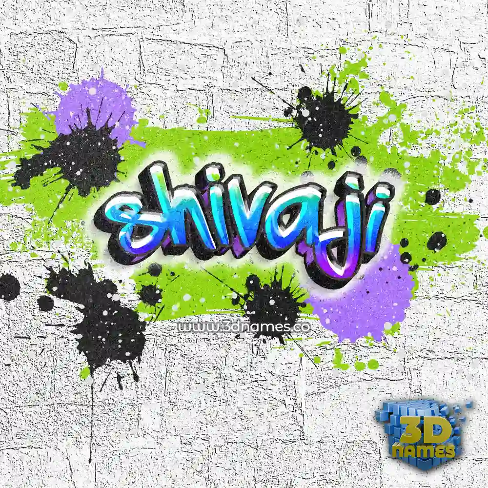 3D Name styles for "shivaji" (23)