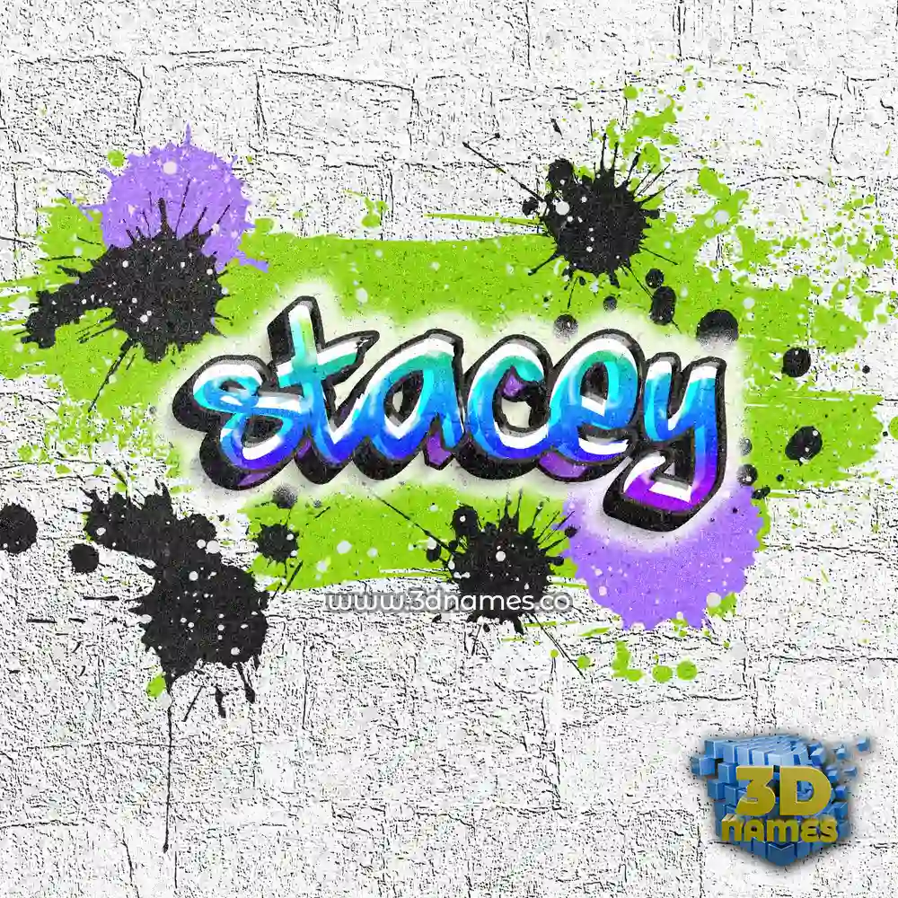 3D Name styles for "stacey" (31)