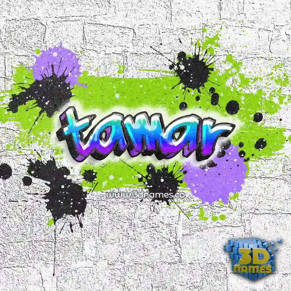 3D Name styles for "tamar" (15)