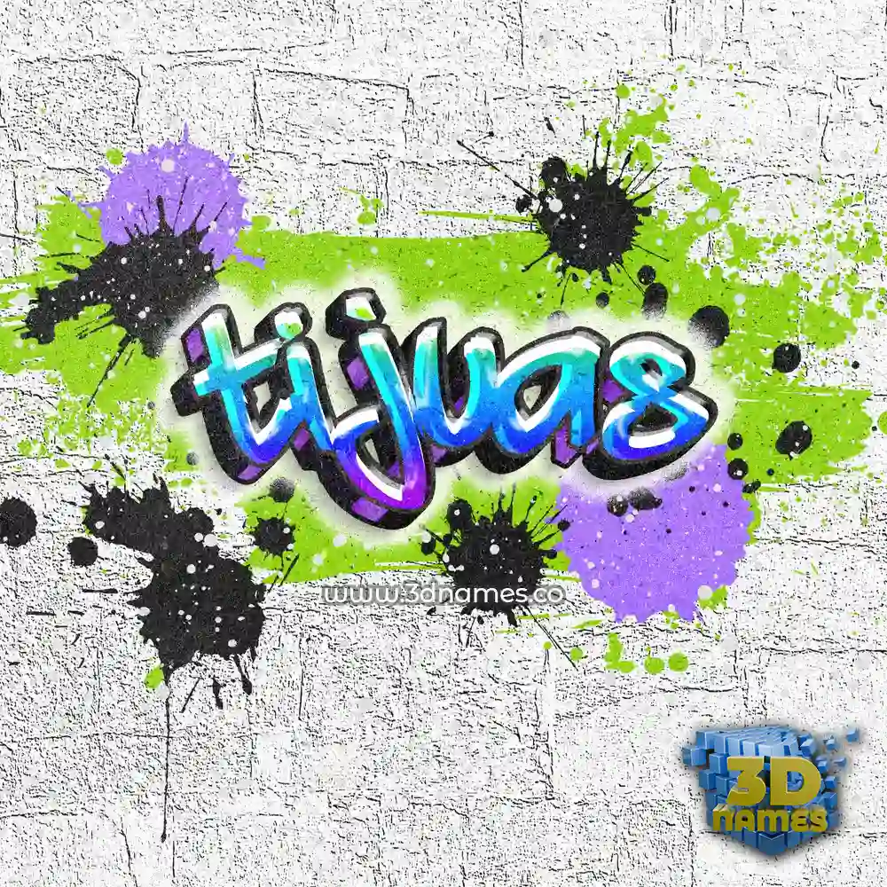 3D Name styles for "tijuas" (14)
