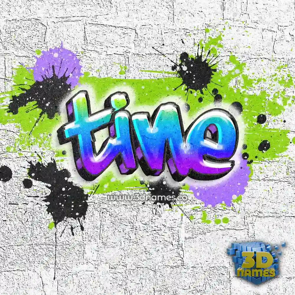 3D Name styles for "tine" (25)