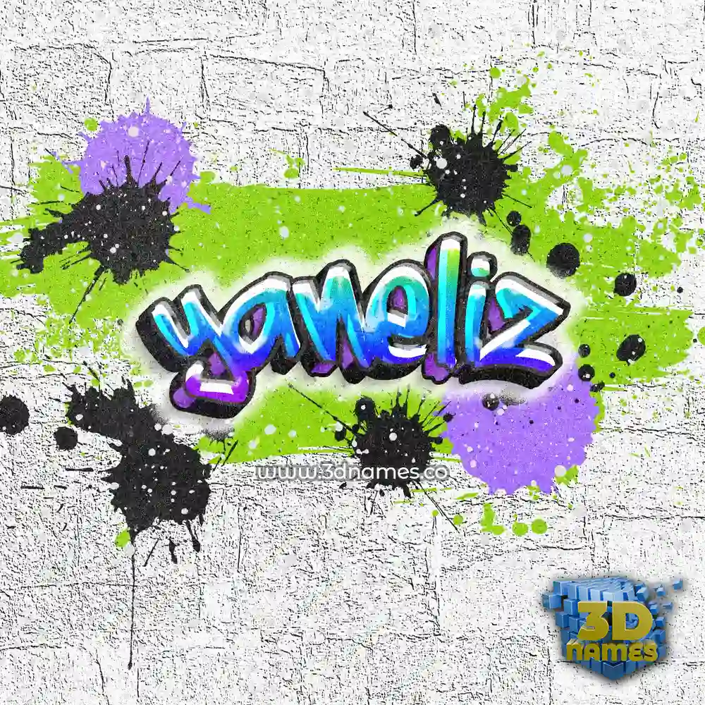 Preview of Graffiti Grunge 3D name for "yaneliz"