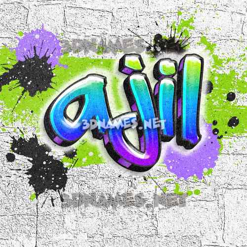 17 3D Names for "ajil"