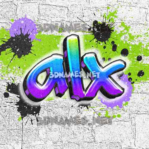 13 3D Names for "alx"