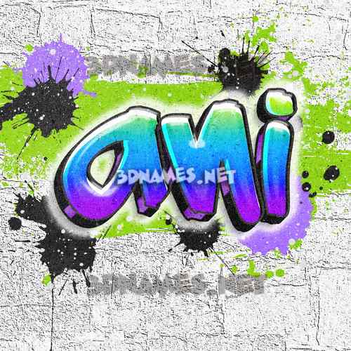 26 3D Names for "ani"