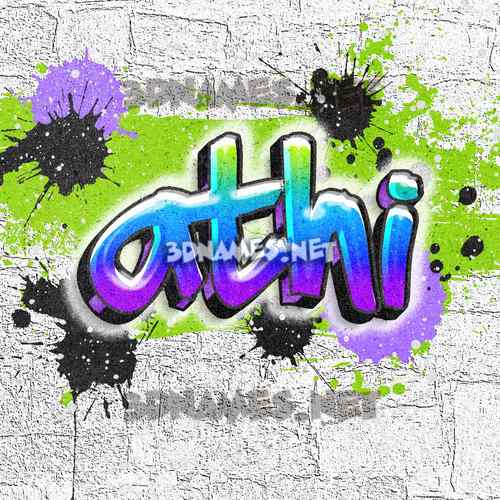 22 3D Names for "athi"