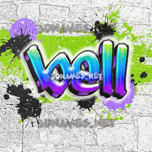 26 3D Names for "bell"