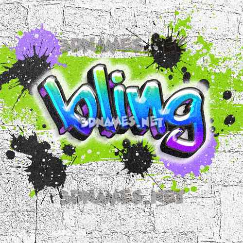 28 3D Names for "bling"