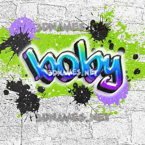 34 3D Names for "boby"