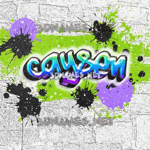 15 3D Names for "caysen"