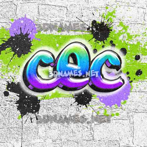 15 3D Names for "cec"