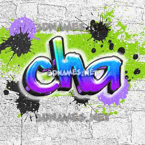 29 3D Names for "cha"