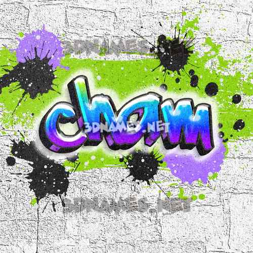 18 3D Names for "cham"