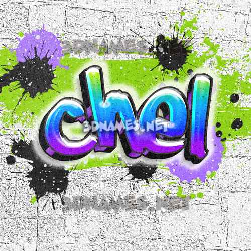 29 3D Names for "chel"