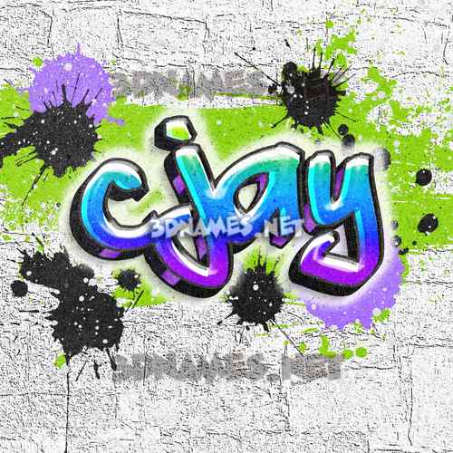 19 3D Names for "cjay"