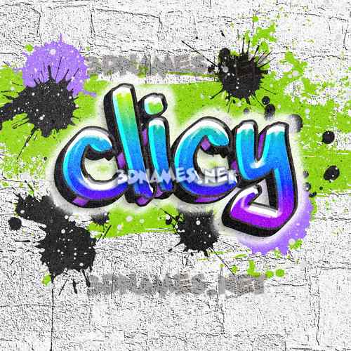 14 3D Names for "clicy"