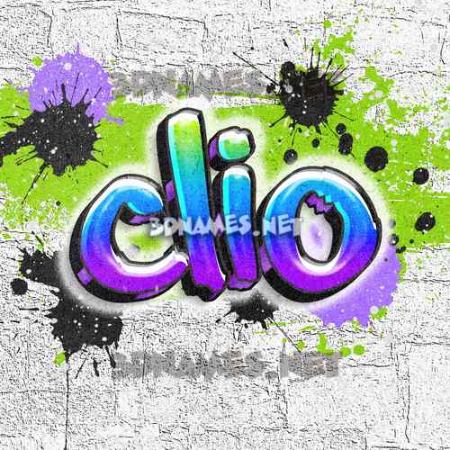 14 3D Names for "clio"