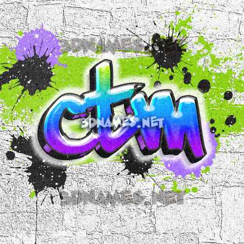 10 3D Names for "ctm"