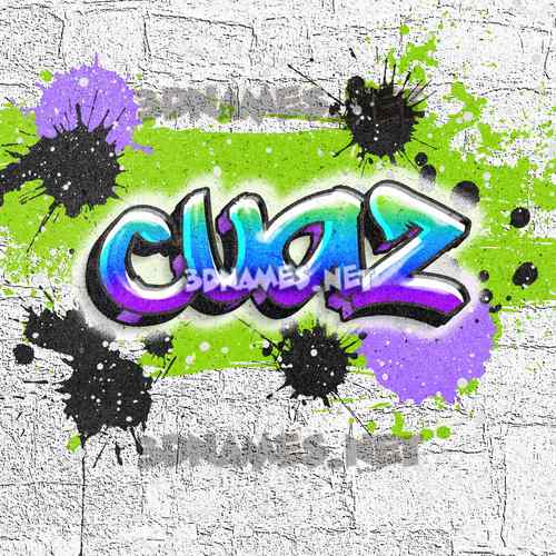 15 3D Names for "cuaz"