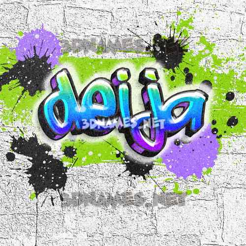 14 3D Names for "deija"