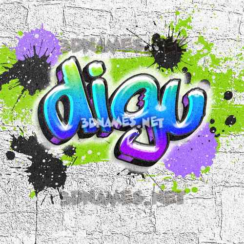 15 3D Names for "digu"