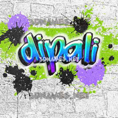 24 3D Names for "dipali"