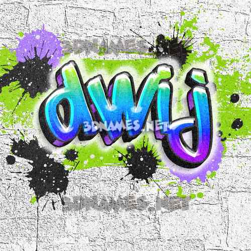 19 3D Names for "dwij"